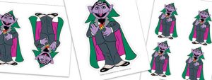Count von Count Cut Outs