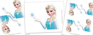 Elsa with Snowflake Cut Outs
